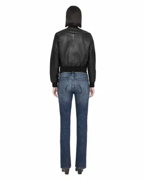 ALLSAINTS Orten Leather Bomber Jacket - Black