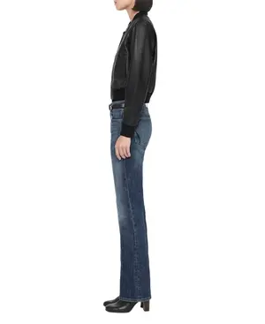 ALLSAINTS Orten Leather Bomber Jacket - Black