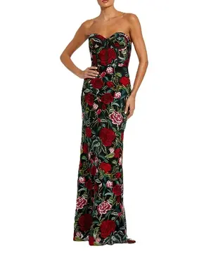Mac Duggal Floral Applique Evening Dresses