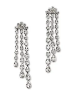 Bloomingdale'S 14k Gold 2.00 Tcw Diamond Drop Earrings