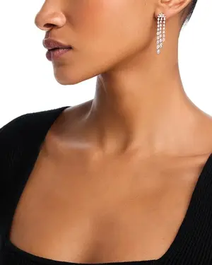 Bloomingdale'S 14k Gold 2.00 Tcw Diamond Drop Earrings
