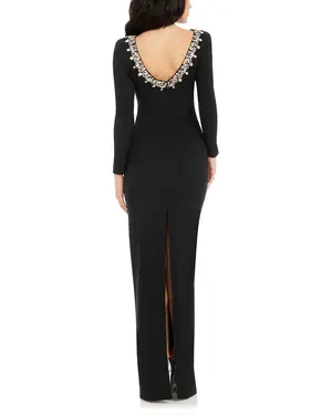 Dress The Population Anne Gown - Black