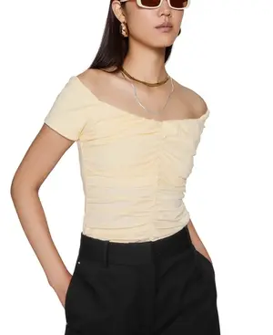 Rebecca Minkoff Devin Off-the-shoulder Top