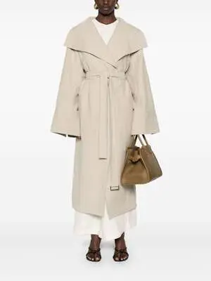 TOTEME Signature Linen Coat - Beige