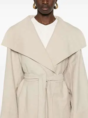 TOTEME Signature Linen Coat - Beige