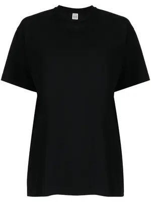 TOTEME Organic Cotton T-shirt - Black