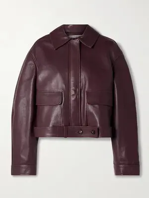 Co Belted Leather Jacket