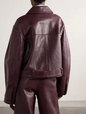 Co Belted Leather Jacket