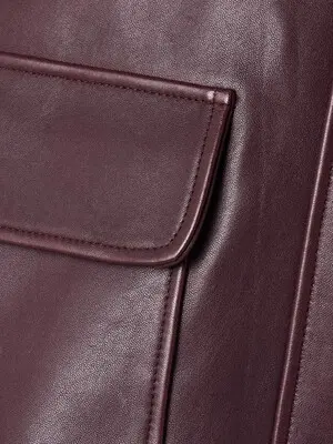 Co Belted Leather Jacket