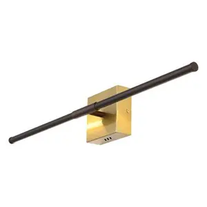 JONATHAN Y Makena Modern Minimalist Dimmable Integrated Led Metal Wall Sconce - Bronze/copper