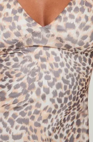 Princess Polly Zuba Leopard Print Mini Dress