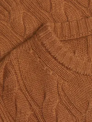 SAKS FIFTH AVENUE Cable-knit Cashmere Pullover