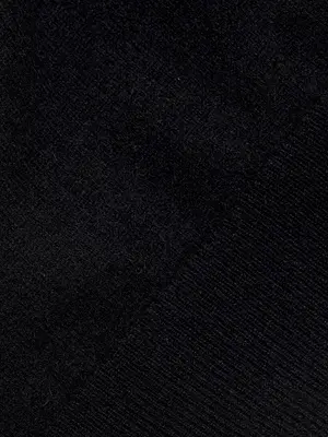 SAKS FIFTH AVENUE One-shoulder Cashmere Sweater - Black