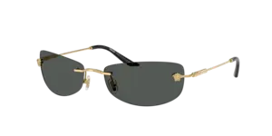 Versace Rimless Sunglasses - Dark Grey
