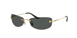 Versace Rimless Sunglasses - Dark Grey