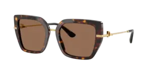 Dolce & Gabbana Havana Grey Sunglasses - Dark Brown