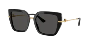 Dolce & Gabbana Havana Grey Sunglasses - Dark Grey