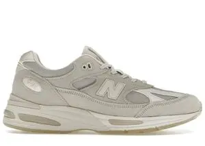 NEW BALANCE 991v2 Miuk Stone Island Ghost Pack Sneakers - Sand