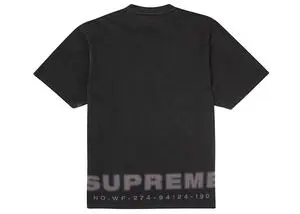 Supreme Discharge Short Sleeve Top - Black