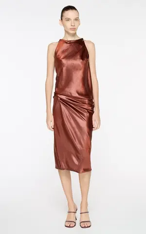 Paris Georgia Tiyan Saffron Midi Dress