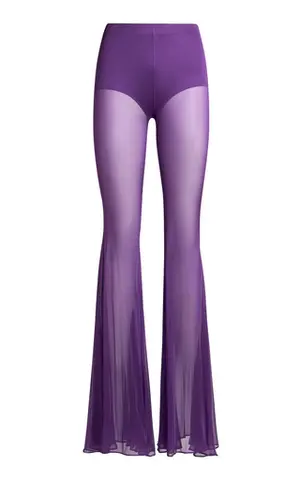 Etro Jersey Flare Pants - Purple