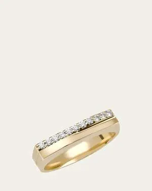 Lana Jewelry 14k Geometric Double Band Ring - Gold