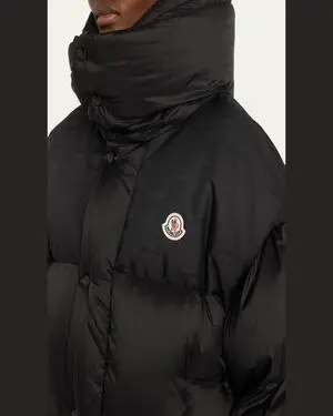 Moncler Verone 2 Snap-front Puffer Jacket