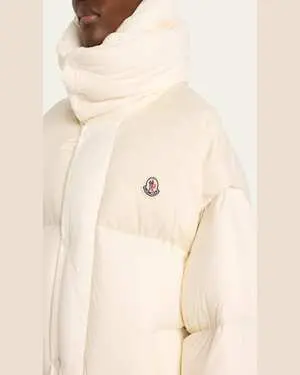 Moncler Verone 2 Snap-front Puffer Jacket