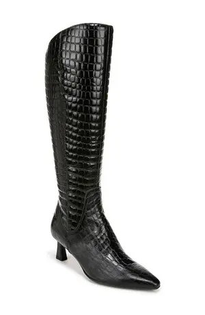 Naturalizer Deesha Croc-embossed Knee High Boots