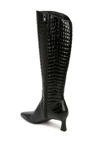 Naturalizer Deesha Croc-embossed Knee High Boots