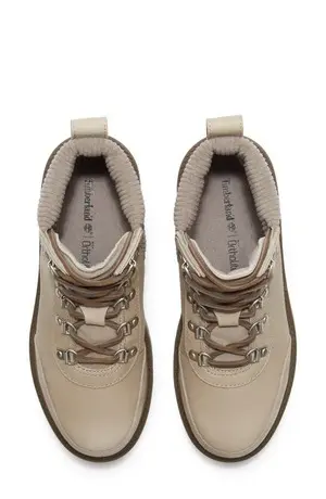 Timberland Stone Street Platform Hiking Boots - Medium Grey Nubuck