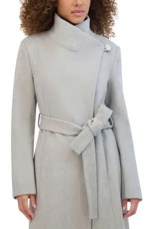 KENNETH COLE Fencer Collar Trench Coat