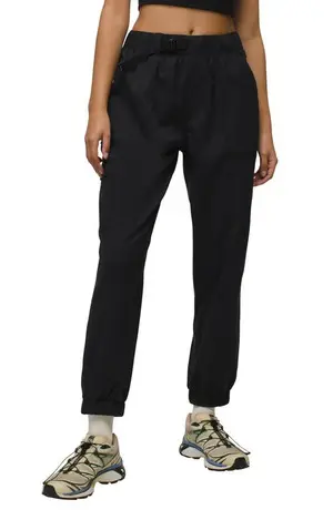 Prana Stretch Zion™ Elastic Waist Joggers - Black