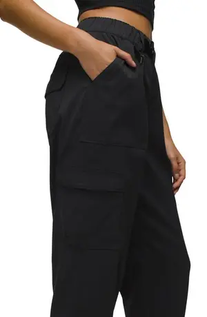 Prana Stretch Zion™ Elastic Waist Joggers - Black
