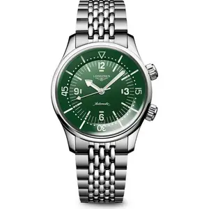 LONGINES Legend Diver Bracelet Watch - Green