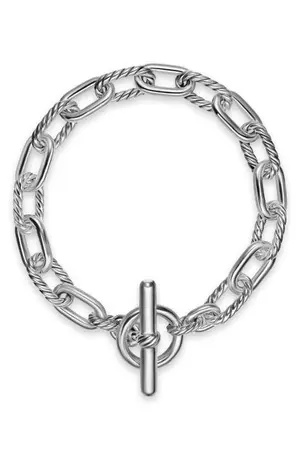 David Yurman Dy Madison Toggle Chain Bracelet - Sterling Silver