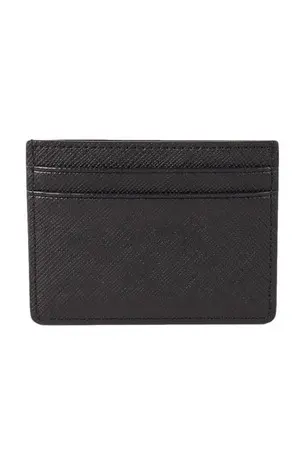 Sandro Reconstituted Leather Cardholder - Black