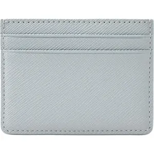 Sandro Reconstituted Leather Cardholder Blue Sky