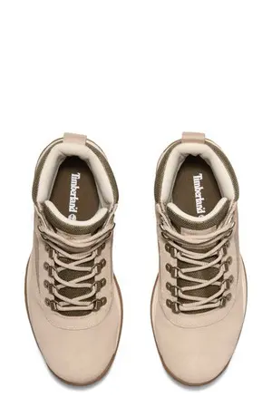 Timberland Ledge Mid Waterproof Hiking Boot - Light Beige Suede