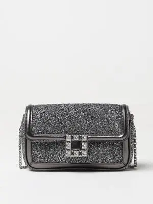 ROGER VIVIER Embellished Shoulder Bag - Silver
