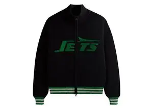 Kith Kith X Nfl 47 Jets Wyona Full Zip Sweater - Black