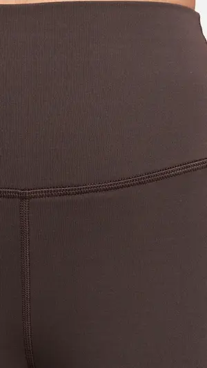 Splits59 Raquel High Waist Supplex Flare Full Leggings - Dark Chocolate