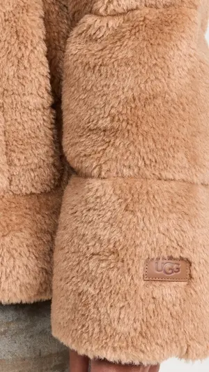 UGG Emmalyn Fluff Puffer Jacket - Camel
