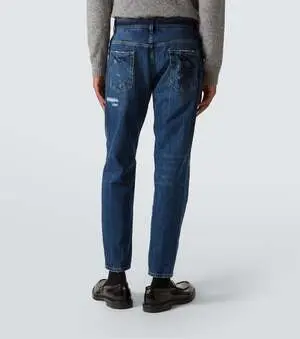 Dolce & Gabbana Distressed Straight Jeans