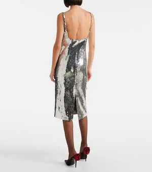 Magda Butrym Sequined Midi Dress