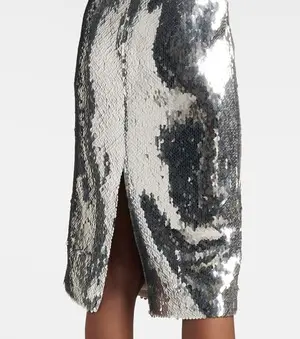 Magda Butrym Sequined Midi Dress