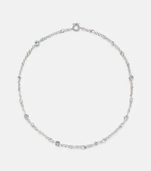 SPINELLI KILCOLLIN Gravity Estrella Aquamarine Necklace - Silver