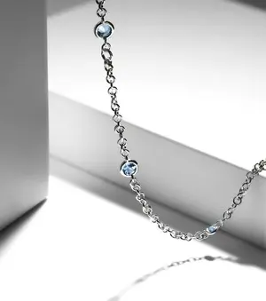 SPINELLI KILCOLLIN Gravity Estrella Aquamarine Necklace