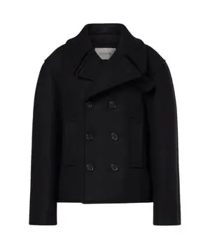 Saint Laurent Pea Coat Coats For Women