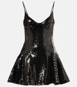 David Koma Sequined Minidress